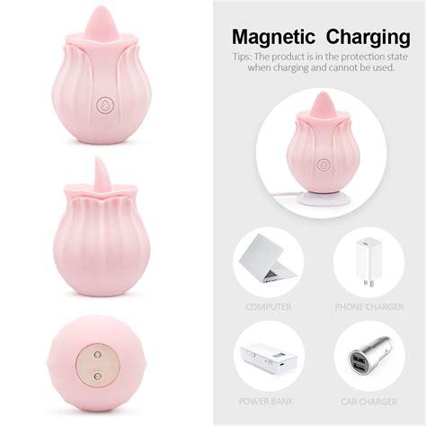 Sexy Toy For Woman Powerful Vibrantingandrotating Oral Tongue Stimulator