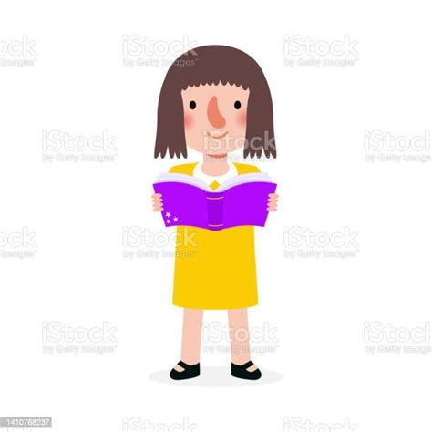 어린이 독서 책 흰색 배경에 고립 된 어린이 교육 벡터 일러스트 레이 션 공부에 대한 스톡 벡터 아트 및 기타 이미지 공부