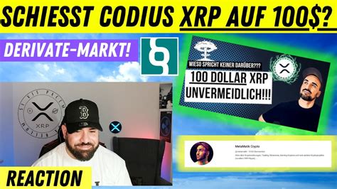 Reaction Auf 🚀100 Xrp Unvermeidlich🚀 Beweis Xrpcodius Ist Für