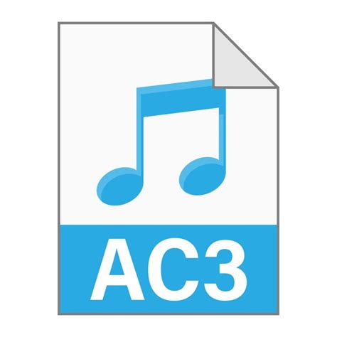 Premium Vector Modern Flat Design Of Ac3 File Icon For Web Simple Style
