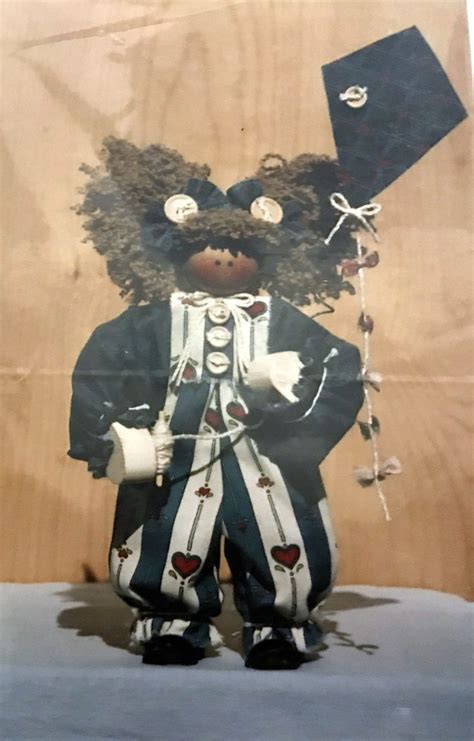 Set 6 Dizzy Frizzy 10 Wooden Doll Patterns Paint Sew Clothes Uncut QA16 EBay