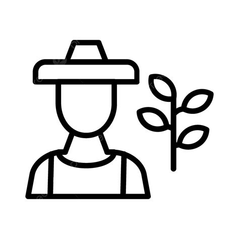 농부 라인 아이콘 벡터 농업 화신 농장 Png 일러스트 및 벡터 에 대한 무료 다운로드 Pngtree