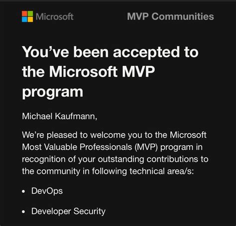 Michael Kaufmann On Linkedin Devops Security Mvpbuzz Microsoft 16 Comments