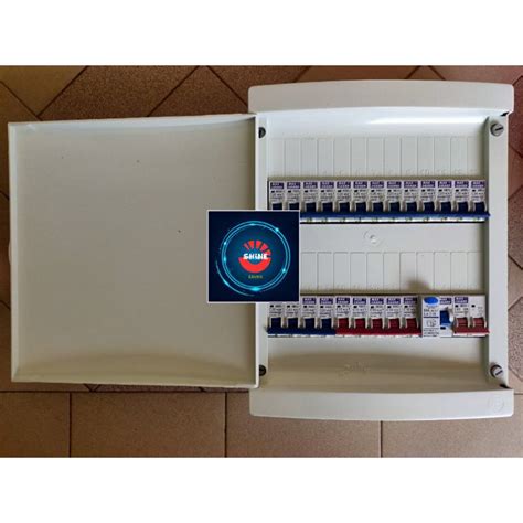 Electrical Single Phase PVC DB Box 26way Completed Set Shopee Malaysia