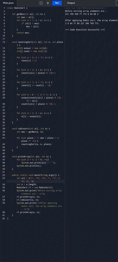 How Radix Sort Was Implemented In Java Naveen Kumar Posted On The Topic Linkedin