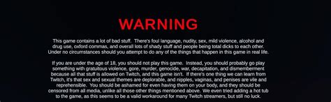 Warning Screen From The Game House Party Gave Me A Chuckle Rgaming Warning Screen From The Game House Party Gave Me A Chuckle Rgaming