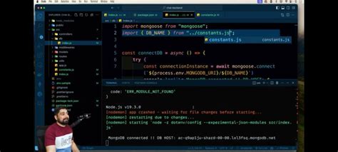 🚀 learned how to setup production grade backend and database connection
