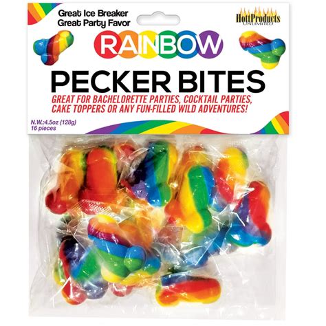 Rainbow Pecker Bites Candies Extreme Toyz