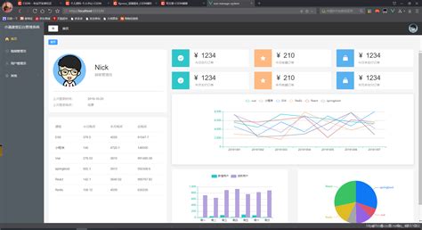 Vue Elementui 简单的后台管理系统（下面附有免费的源码链接哦）element Vue源码 Csdn博客