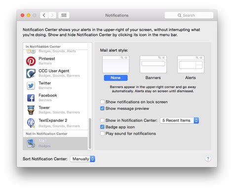 How To Turn Off Email Notifications In OS X 10 10 Yosemite Webcore Phone Doctors