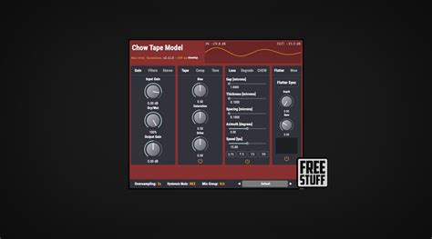 Chowdsp Chow Tape Model — Audiotechnology