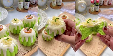Kek Pandan Mini Cheese Ikut Sukatan Cawan Satu Adunan Dapat 15 Biji
