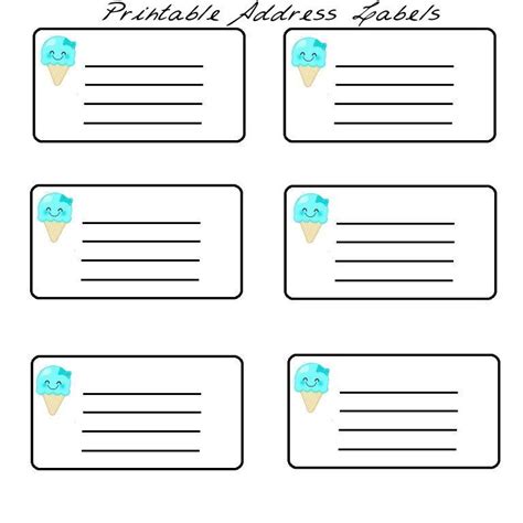Printable Address Labels Address Labels Labels Printables