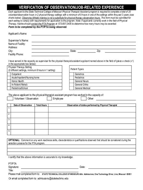 Fillable Online PTA Program Application Packet Fax Email Print PdfFiller