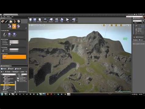 UE4 Landscape Material Summary Landscape Materials Landscape Game Design