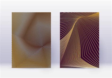 Premium Vector Cover Design Template Set Abstract Lines Modern B