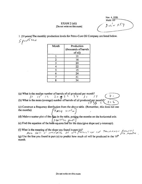 Exam 2 Alternate With Solution Elementary Mathematics Models Math 110 Docsity