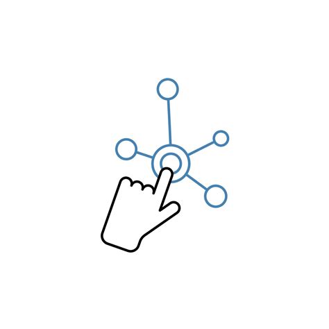 Interactivity Concept Line Icon Simple Element Illustration