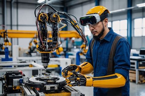 Industrial Robotics In Modern Manufacturing For Enhanced Quality Control Premium Ai Generated