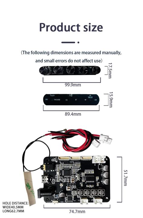 Oem Dsp Amplifier Board Module With Bluetooth 5 0
