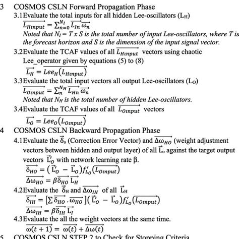 Cosmos Csl Network Learning Algorithm Download Scientific Diagram