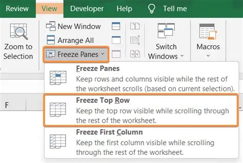 An Overview Of The Freeze Panes Feature In Excel Excelgraduate