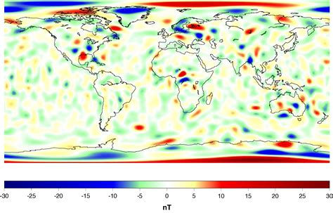 Earth Magnetic Field Map