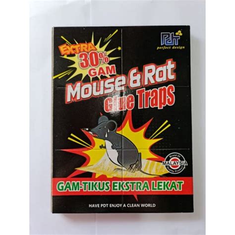 Mouse Rat Glue Traps Gam Tikus Ekstra Lekat Shopee Malaysia