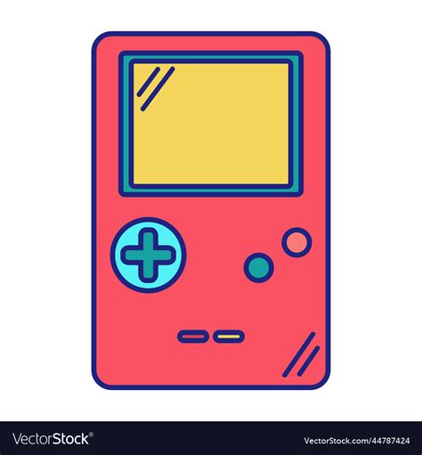 Handheld Game Console Icon Royalty Free Vector Image
