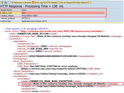 building odata services [16] concurrency handling using etag with timestamp field