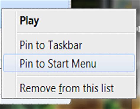 How Do I Pin A Program To The Start Menu In Win7