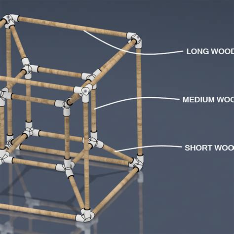 📐 Hypercube Tesseract Diy・ Stl File For ・cults