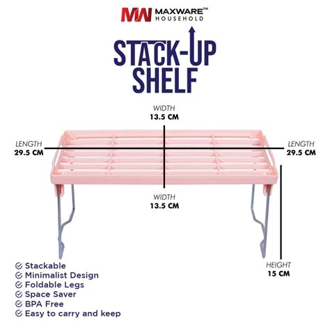 Stack Up Shelf Maxware Household