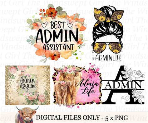 Admin Clipart Admin Png Bundle Administrative Assistant Png Employee