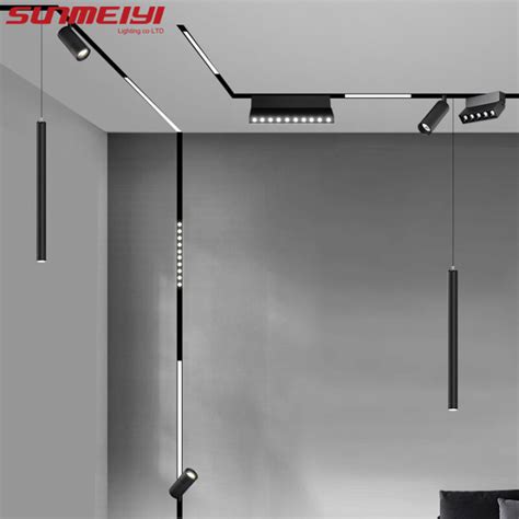 Modern Recessed Magnetic Track Lights Design Led Lamp Magnetic Rail