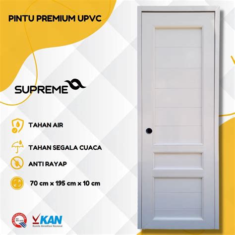 Pintu Kamar Mandi Upvc Tebal Premium