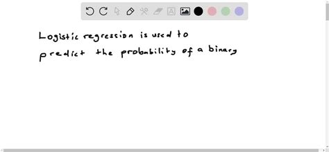 Solved Using A Dataset Perform Supervised Analysis Using Logistic