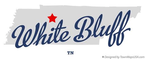 Map Of White Bluff Tn Tennessee