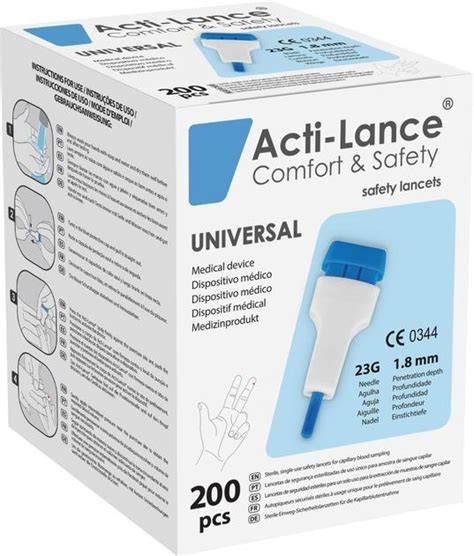 Ланцеты автоматические для забора крови HTL Sfera Acti-lance Universal ...
