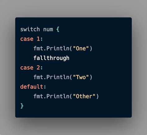 Pradumna Saraf On Linkedin In Go Switch Statements We Have A Feature Called “fallthrough” Its