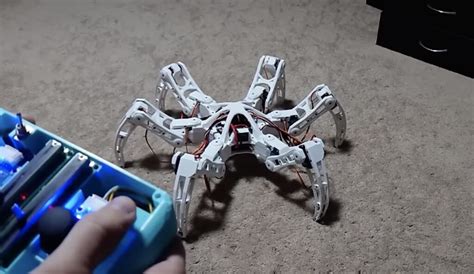 A Very Nimble Diy Hexapod Robot Arduino Blog