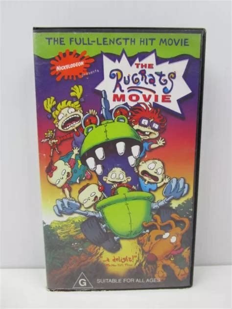 The Rugrats Movie Nickelodeon Vhs Tape Vintage Video Movie G Picclick Au