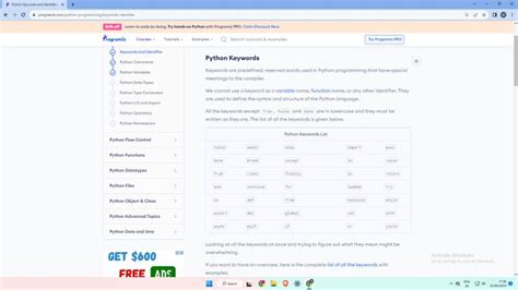 Mohan Raj On Linkedin Day 5 Learning About Keywords Of Python Using With Programiz