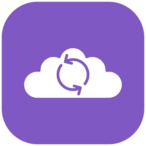 Premium Vector Cloud Sync Vector Illustration Style