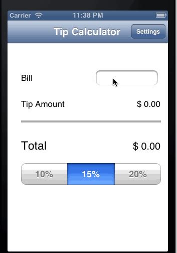 GitHub Kku1993 Ios Tip Calculator A Simple IOS App To Calculate Tip