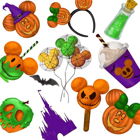 Magical Halloween Cliparthalloween Treats Disney Magic Kingdom