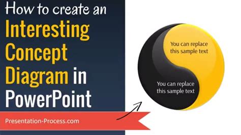 How To Create Concept Diagram In Powerpoint Yin Yang Youtube