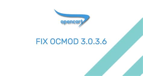 OpenCart FIX OCMod Vqmod Modifications For Twig Files OC