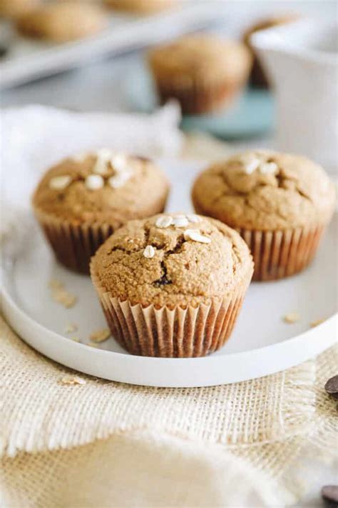 Oat Flour Muffins Easy Customizable The Healthy Maven