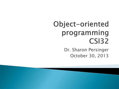 Ppt Understanding Recursion In Object Oriented Programming Languages
